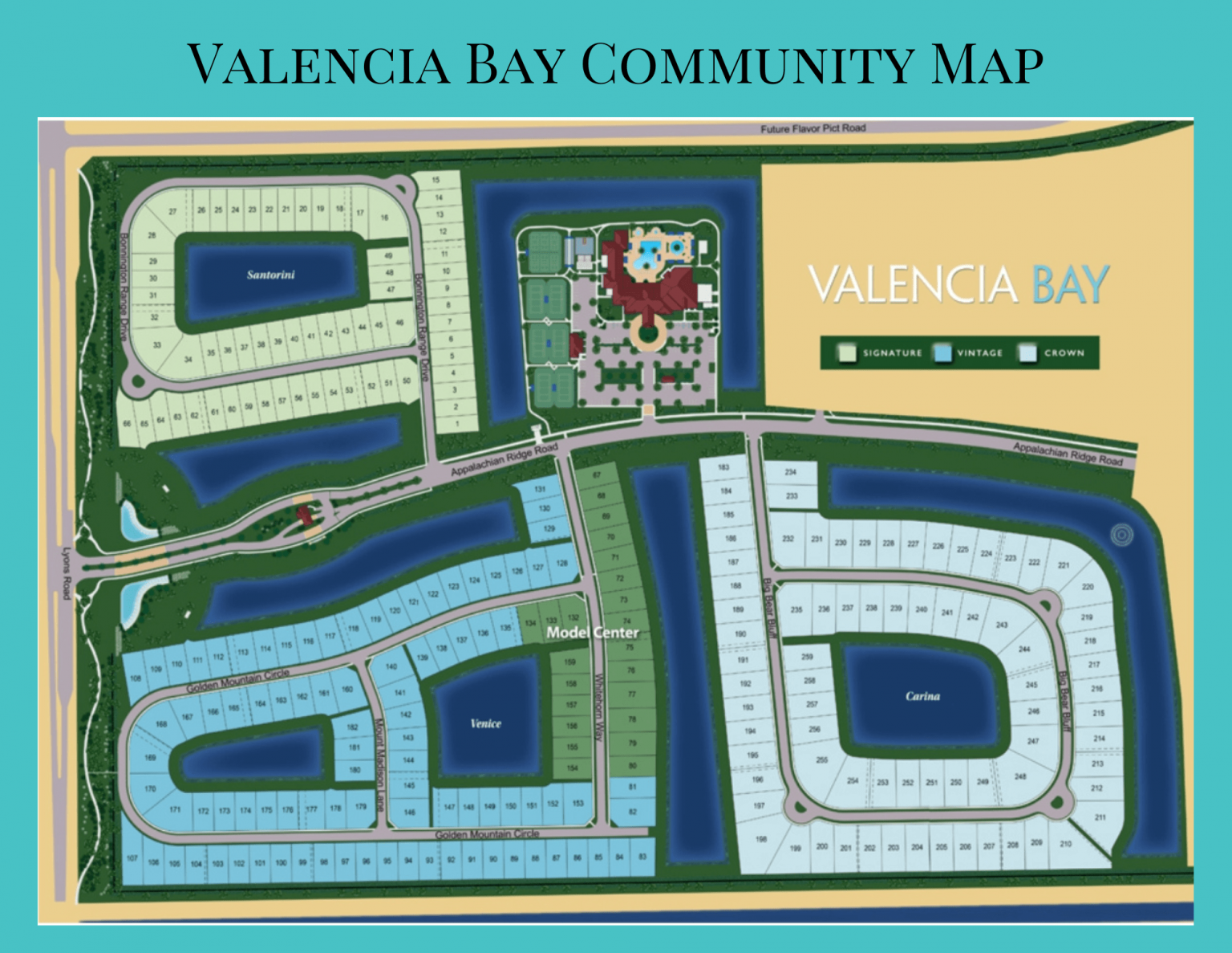 Valencia Bay Floor Plans | Real-ativity.com